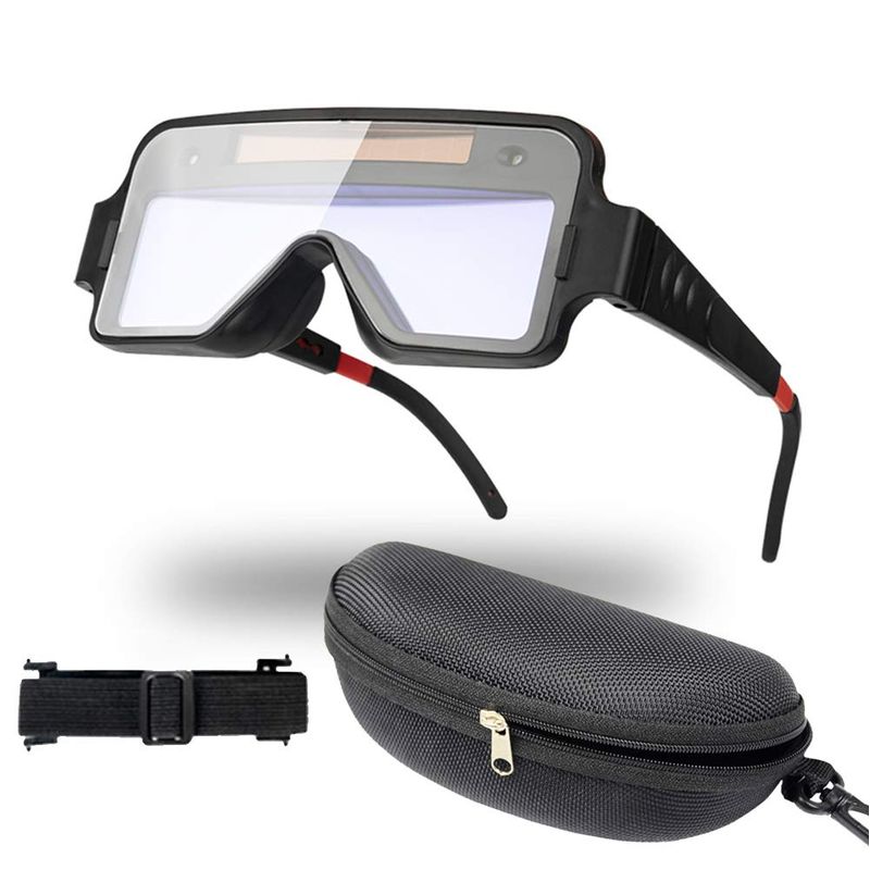 Auto Darkening Welding Glasses Solar Powered Welding Goggle Plasma ...