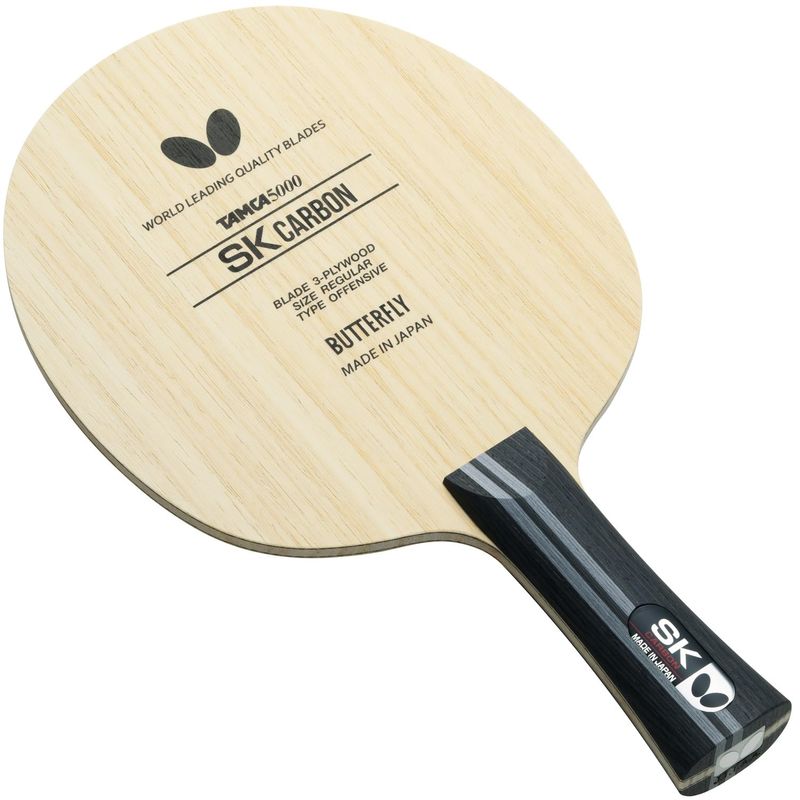 Butterfly SK Carbon Table Tennis Blade - TAMCA 5000 Carbon Fiber Blade - Professional Table ...