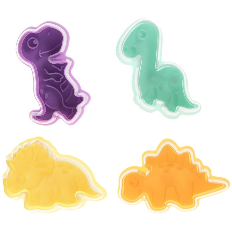 R&M Dinosaur Cookie Stamper, Baby Dinosaur Stamper, T-Rex, Stegosaurus ...