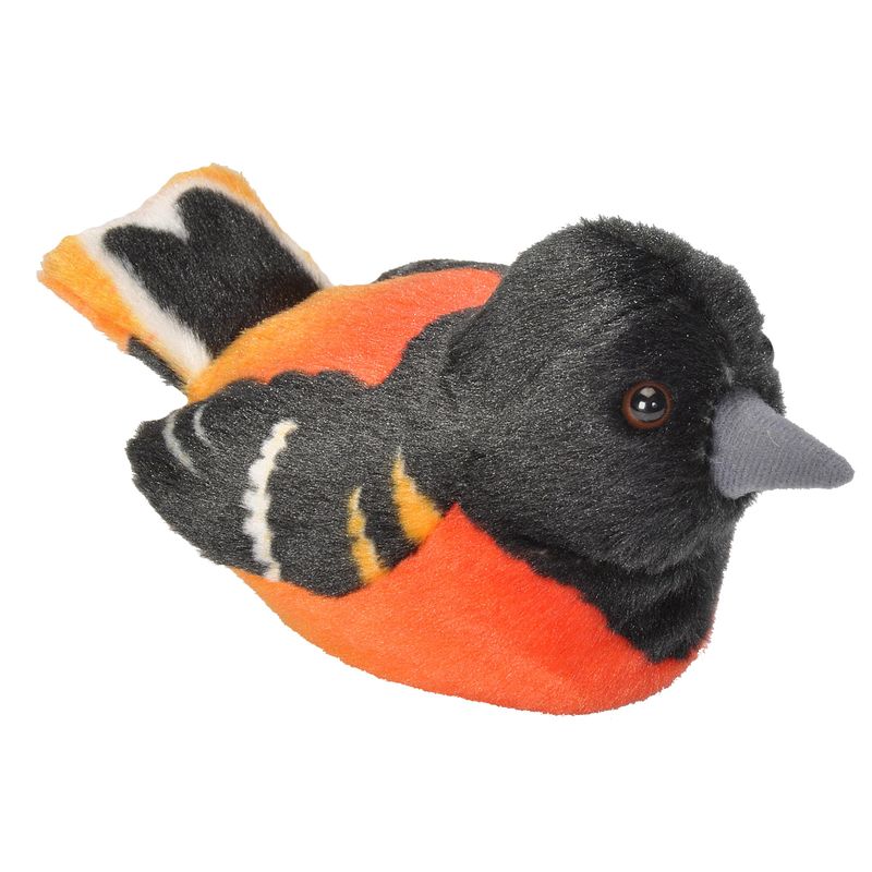 Wild Republic Audubon Birds Baltimore Oriole Plush with Authentic Bird ...
