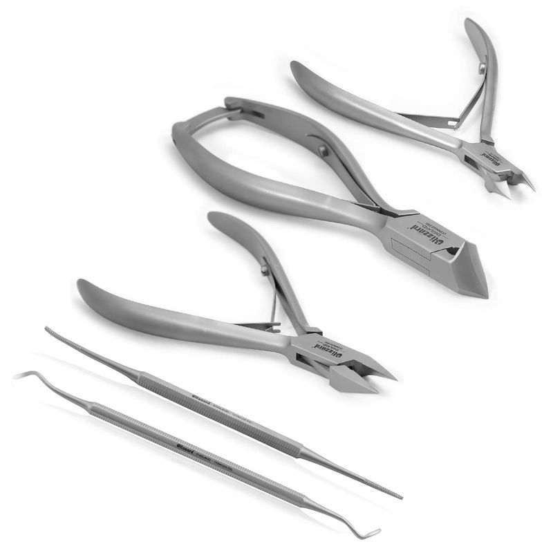 Podiatry Tool Kit by Blizzard – 5 Piece Set with Concave Arrow and ...