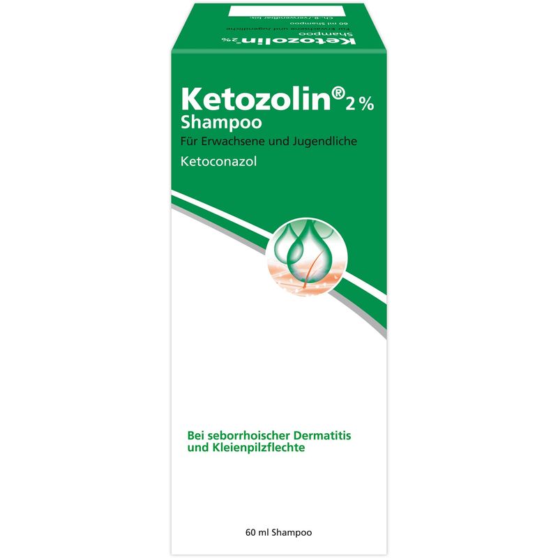Ketozolin 2% Shampoo bei seborrhoischer Dermatitis, 60 ml Shampoo ...