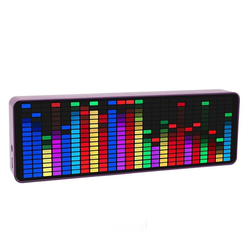 Audio Spectrum Analyzer, HU-008B LED Music Spectrum Display 1624 ...