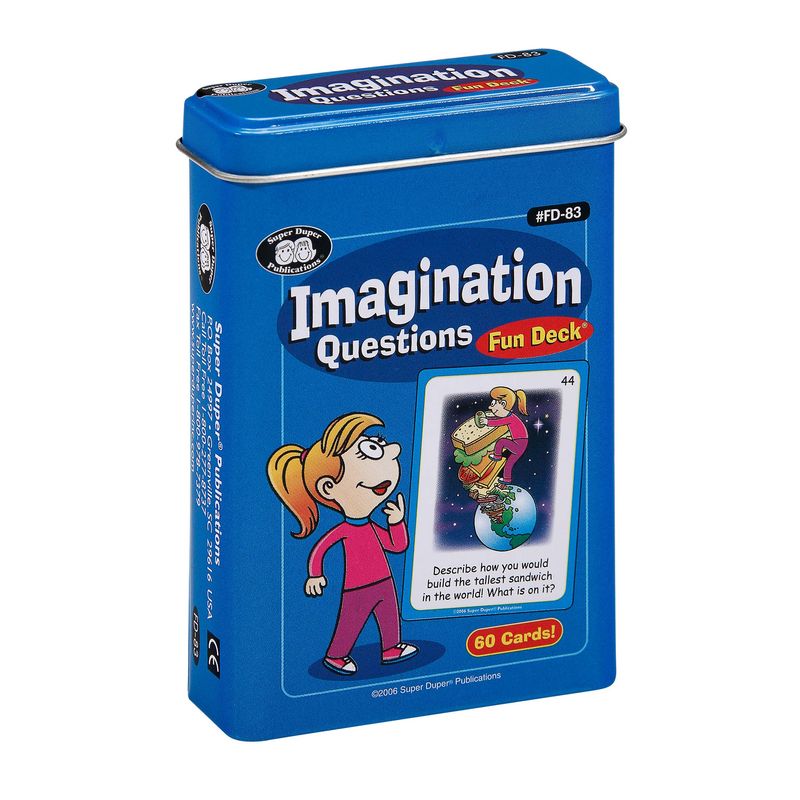 Super Duper Publications | Imagination Questions Fun Deck Flash Cards | Educational Learning ...