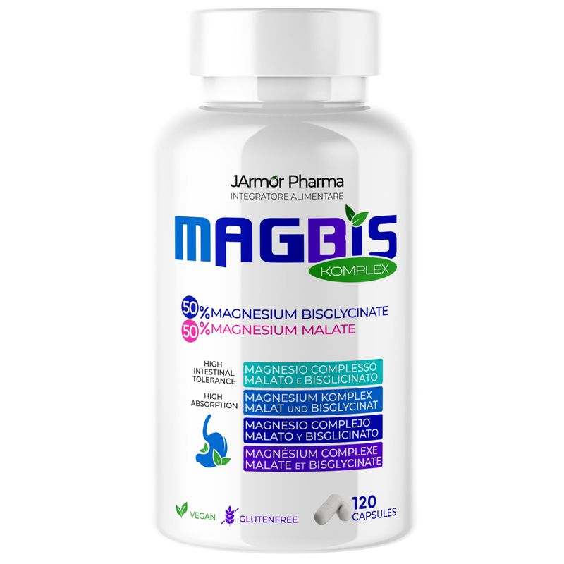 Magbis Magnesium Bisglycinate & Malate Capsules High Dose - 1000 mg ...