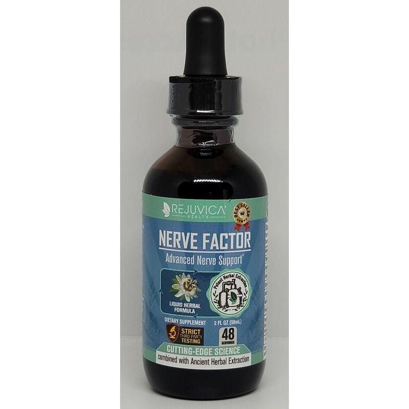 Nerve Factor Advanced Nerve Support Supplement Natural Liquid Formula ...