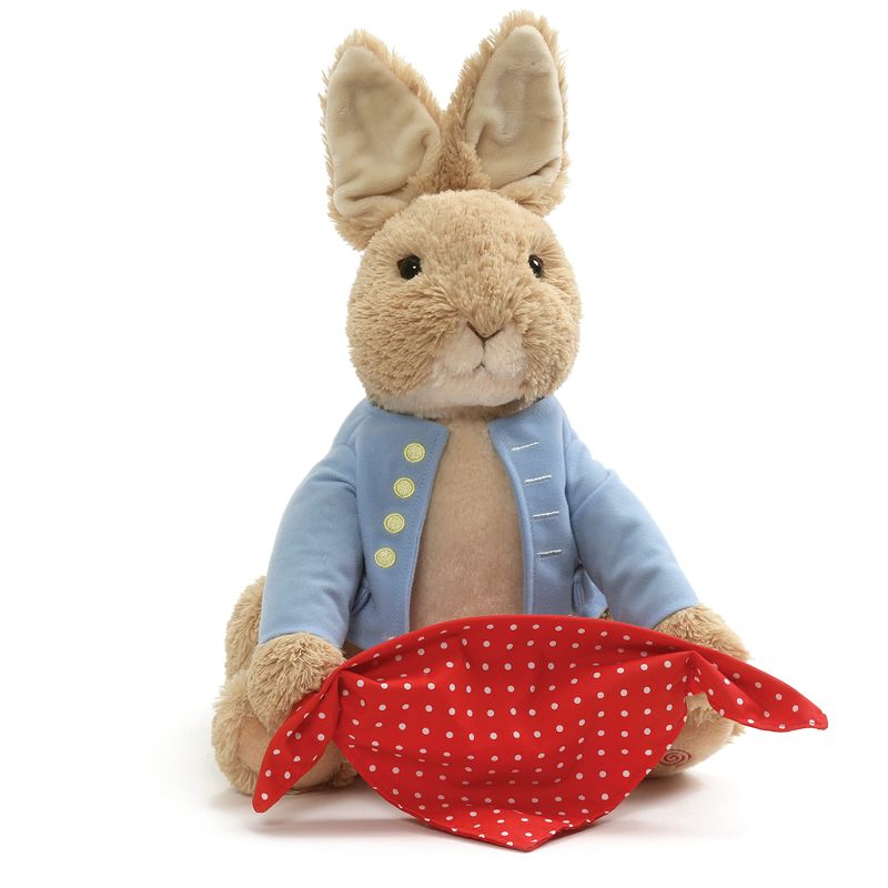GUND Beatrix Potter Animated Peek-a-Boo Peter Rabbit Sound and Motion ...