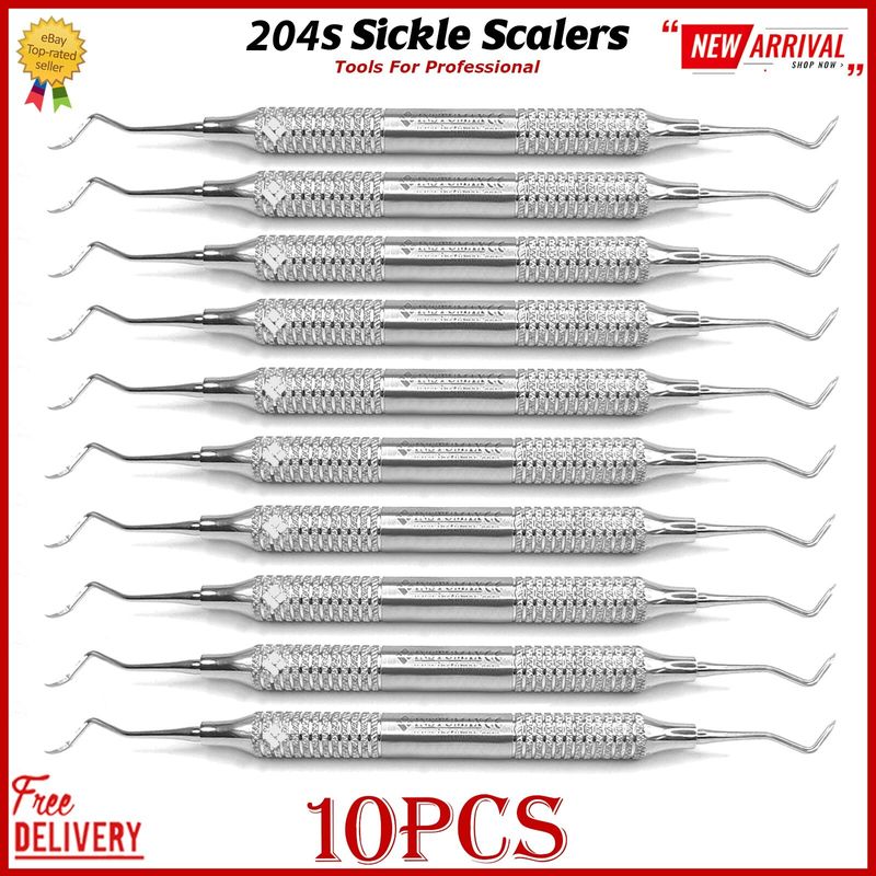 Dental Instrument SICKLE SCALER 204S Hygiene Posterior Scalers Tartar ...