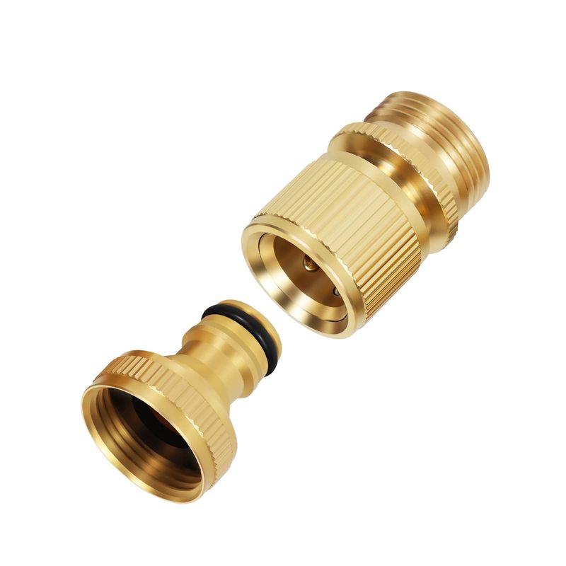 Mdlufee Garden Hose Quick Connector,3/4 inch Female Thread Tap ...