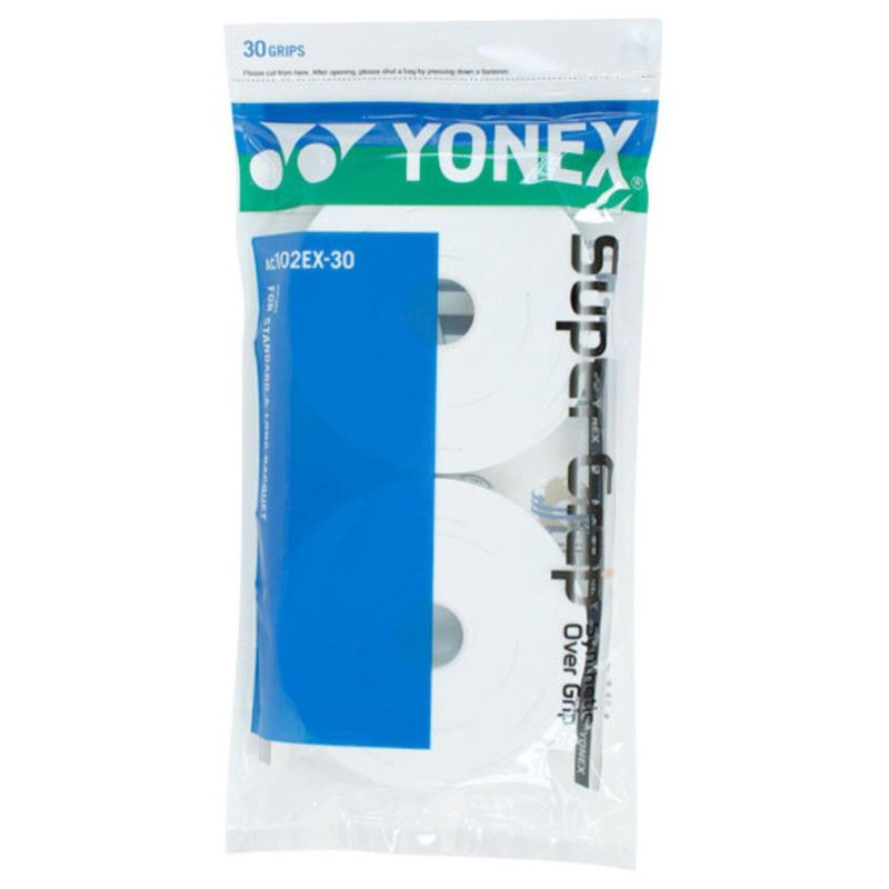 YONEX Super GRAP 30-Pack Racket Grips, White - Online Marketplace ...
