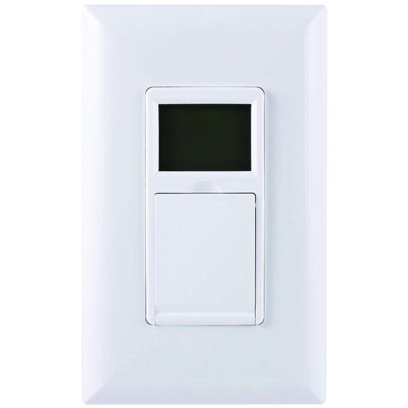 GE SunSmart Digital in-Wall Timer, Daily ON/Off Times, Programmable ...