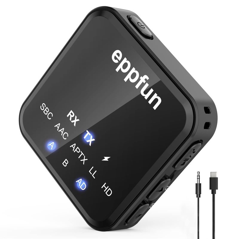 eppfun AK3046C Bluetooth 5.2 Transmitter and Receiver, aptX-Adaptive ...