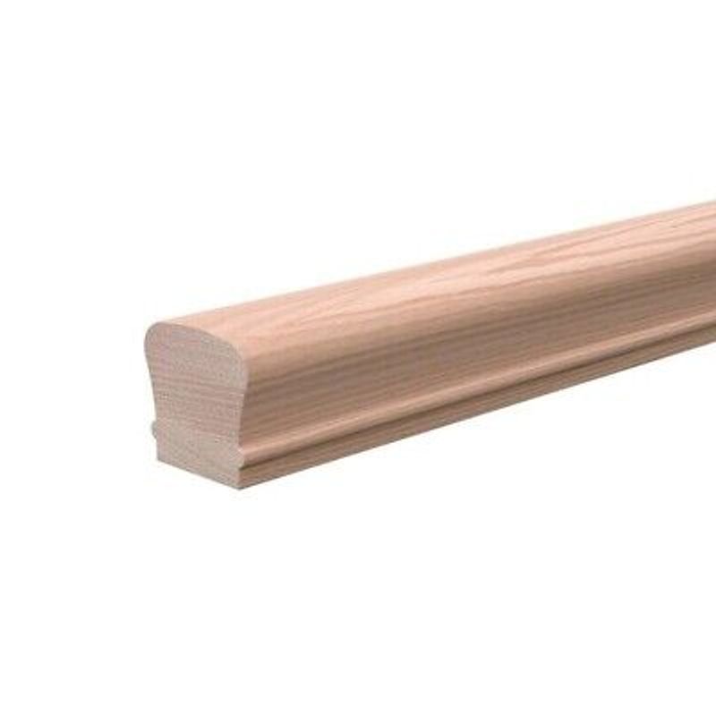 Evermark Handrail 4' 48" StairParts Unfinished Red Oak Stainable Solid ...