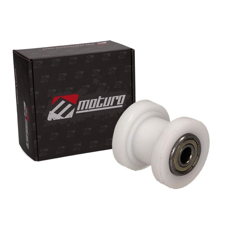 Moturo Chain Tensioner Pulley White for Dirt Bike Pit Bike ATV Quad ...