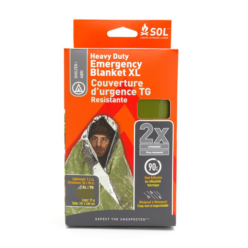 Survive Outdoors Longer 90% Heat Reflective Heavy-Duty Emergency ...