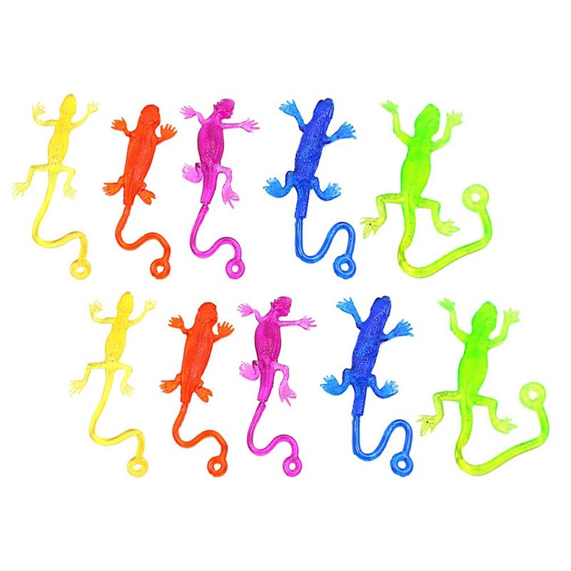 Stretchy Sticky Lizards Toys Elastic Lizard Toys Stretchy Sticky Animal ...
