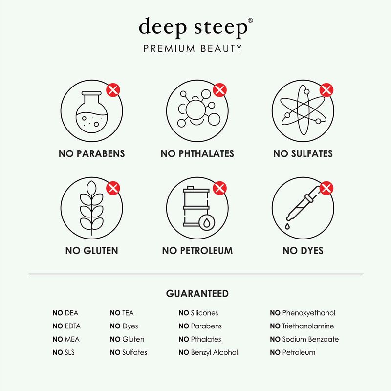 Deep Steep Shampoo & Conditioner, Premium Hair Care (Gentle Clarifying ...
