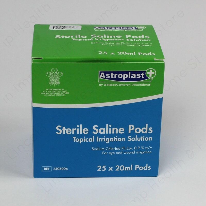 ASTROPLAST STERILE Saline PODS – Topical Irrigation Solution – 20ML ...