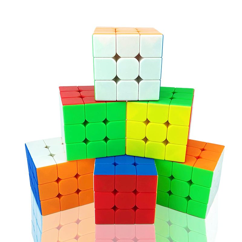 Ella Dream, 6 Pack Speed Cube Set, Stickerless Cube, Easy Smooth ...
