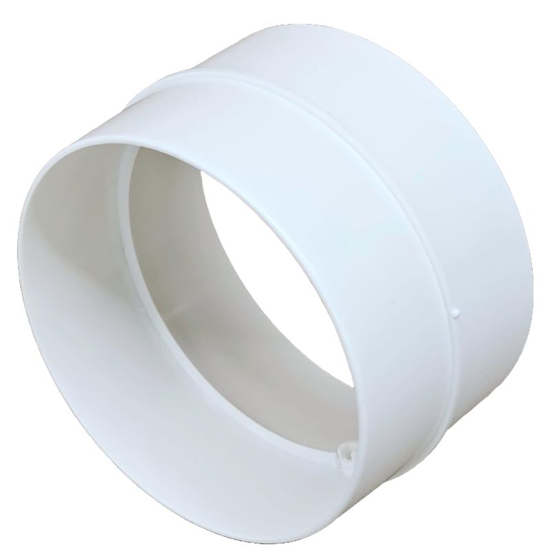 FANTRONIX Round Connector 100mm - 4 inch Dia. Connector for Duct Pipe ...