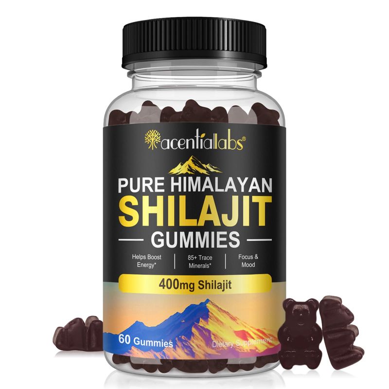 Shilajit Gummies, Pure Himalayan Shilajit Gummies with 100% Shilajit ...