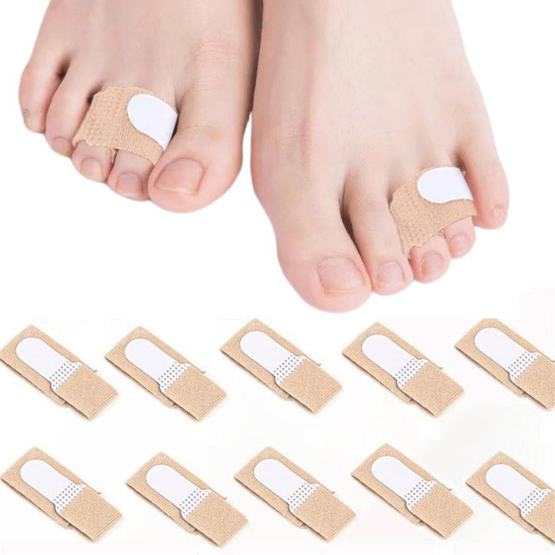 Hammer Toe Straightener,10 Pcs Broken Toe Wraps Splint Bandage Hammer ...