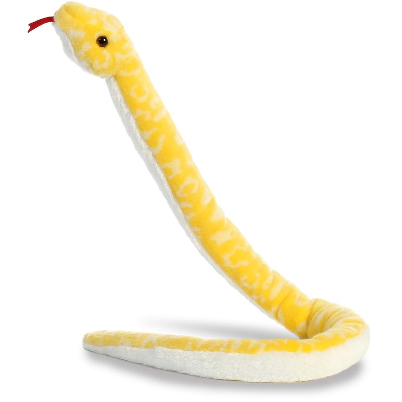 Aurora® Playful Snake Albino Burmese Python Stuffed Animal - Eye ...