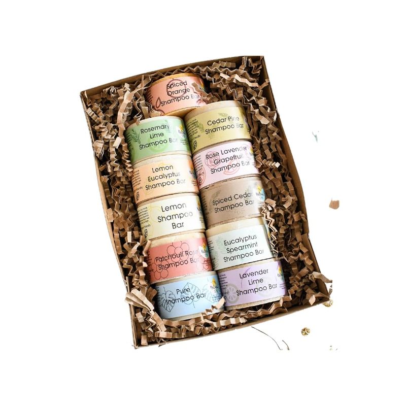 The Natural Spa Essentials Hair and Body Gift Set - Vegan, Palm Free ...