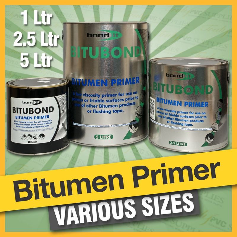 Bond-It Bitumen Primer 5 litres- Highly penetrative bituminous solution ...