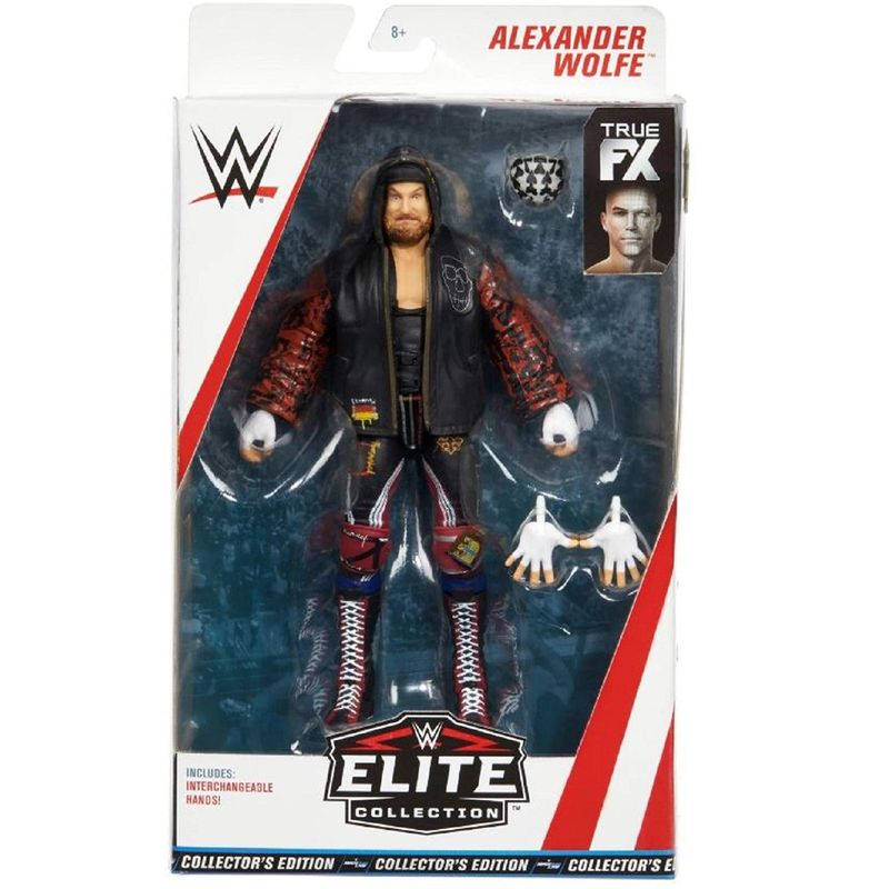 WWE Alexander Wolfe Elite Collection 6-inch Action Figure with Deluxe Articulation, TrueFX ...