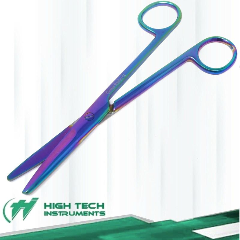 German Mayo Dissecting Scissors Straight 6.75" Blunt/Blunt Multi Titanium Color - Online ...