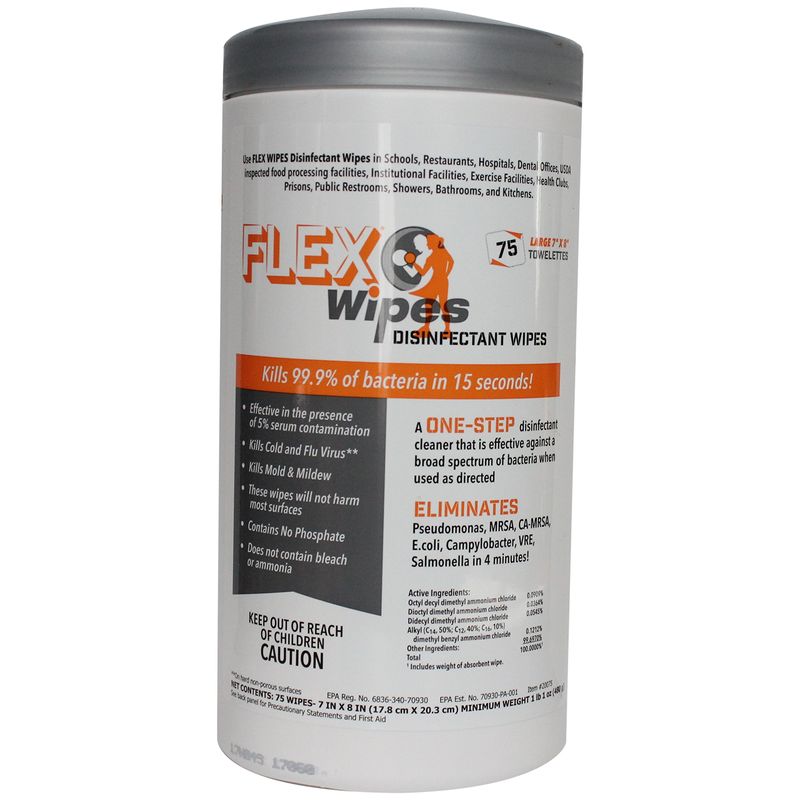 FLEXWIPES Disinfectant Wipes 75ct Canisters - Online Marketplace ...