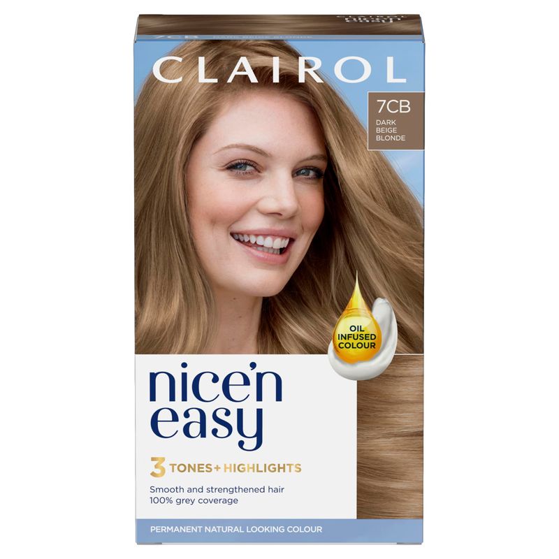 Clairol Nice'n Easy Crème, Natural Looking Oil Infused Permanent Hair ...