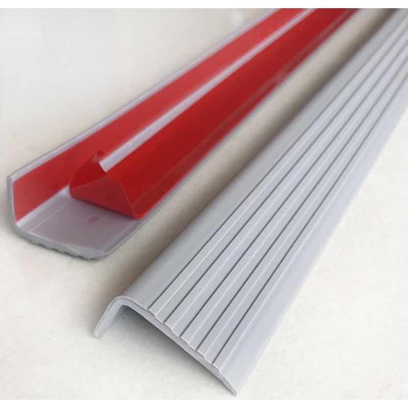 Rcuihak Flooring Sheet Rubber Stair Edge Trim Strip, L-Shaped Step ...