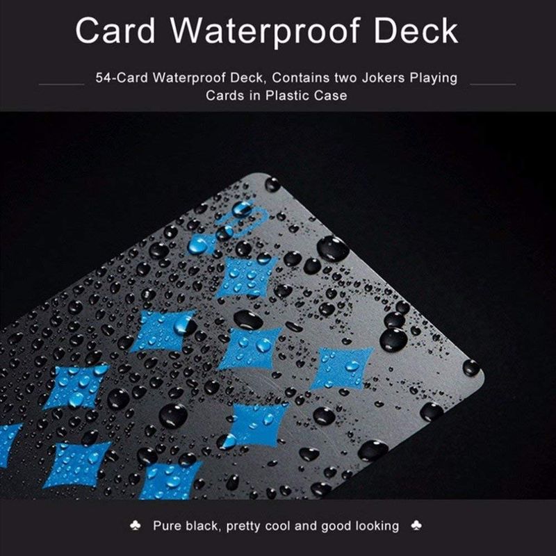 Merytes 2 Deck of Waterproof Poker Cards and Playing Cards with ...