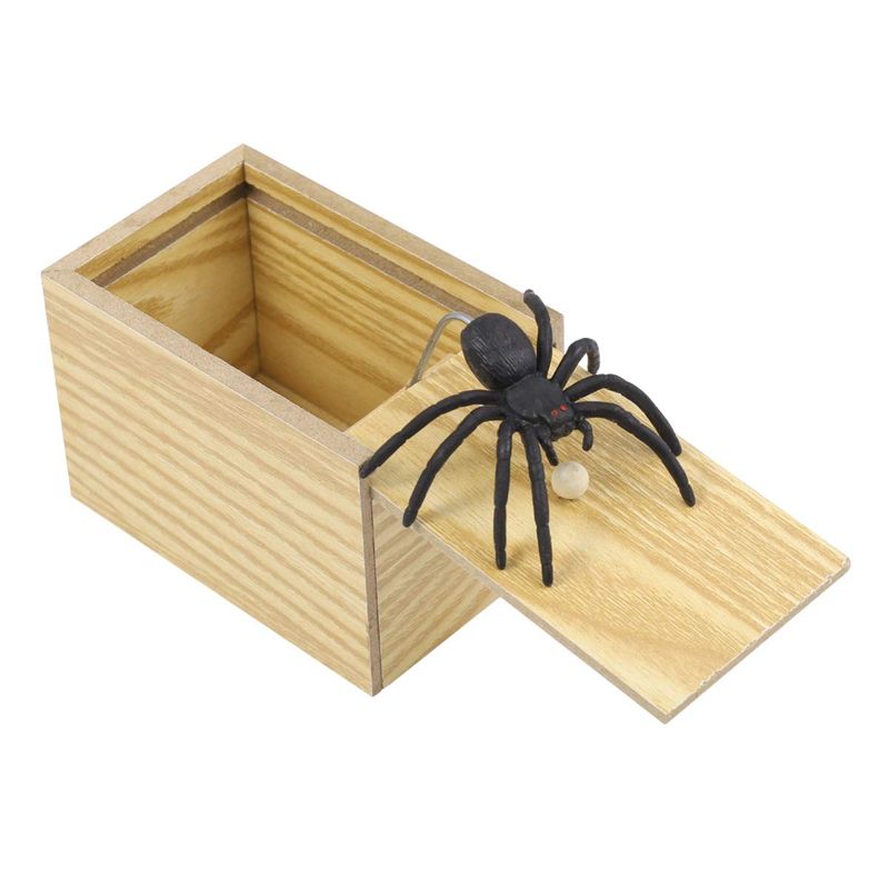 YeahiBaby Tricky Spider Prank Toys Fake Spiders Joking Box for ...
