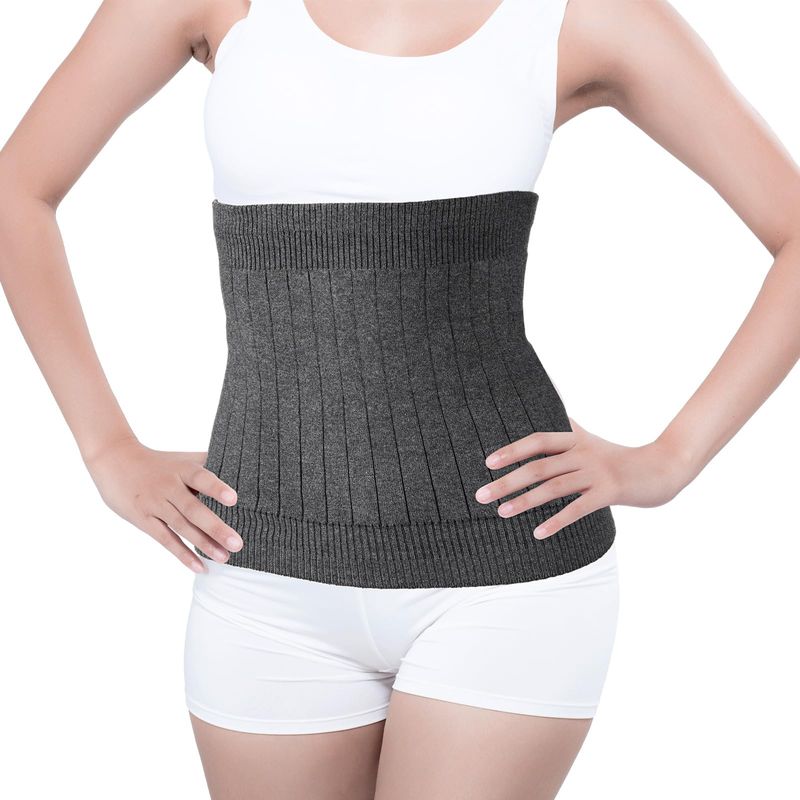 Boyiee Thermal Cashmere Knit Lumbar Warmer Lower Back Support Belt ...