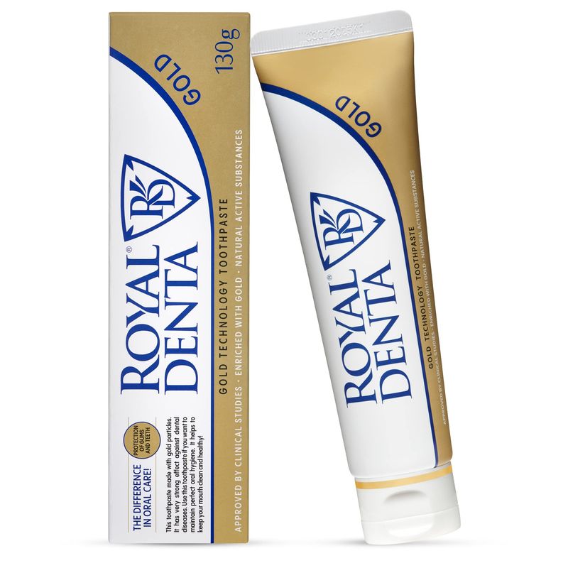 Royal Denta Gold Toothpaste for Gums and Teeth Fluoride Free 130g ...