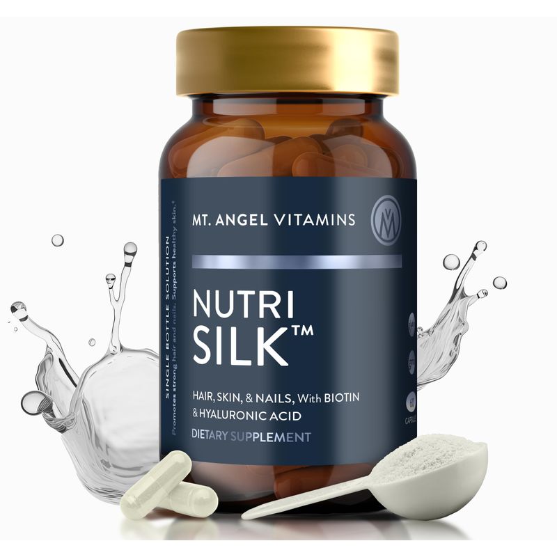 Mt. Angel Vitamins: NutriSilk Capsules. Promotes Healthy Hair & Skin ...