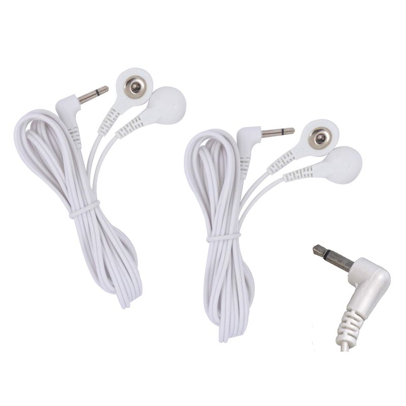 TENS/EMS Electrode Leads with Snap Connection for Tens Machines by ...