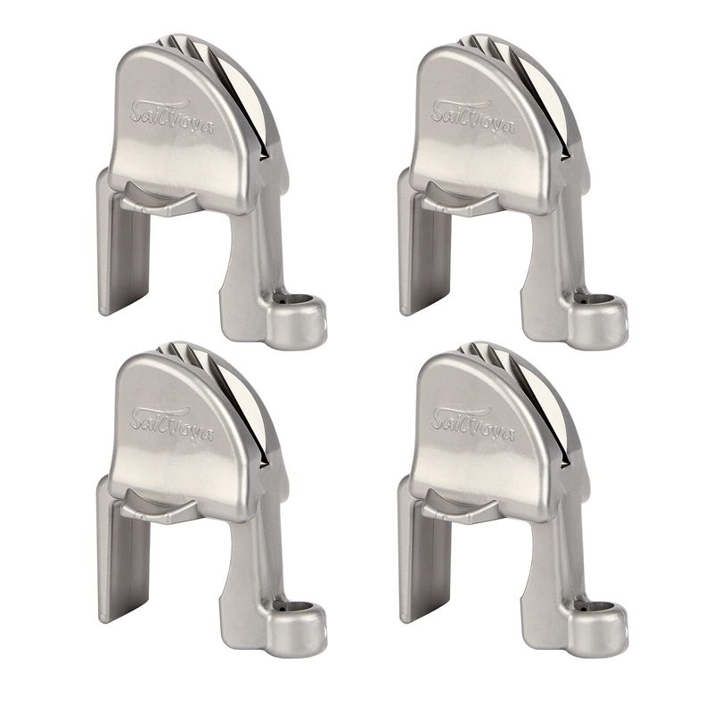 Boat Fender Clips, Adjustable Pontoon Boat Square Rail Fender Cleats ...