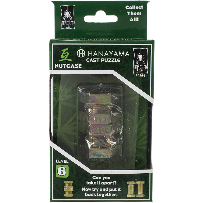 BePuzzled | Nutcase Hanayama Metal Brainteaser Puzzle Mensa Rated Level ...