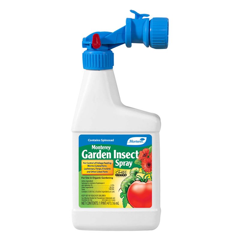 Monterey Garden Insect Spray - Organic Gardening Control of Foliage ...
