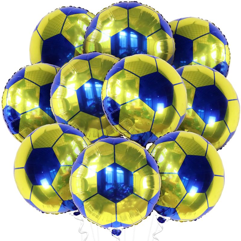 KatchOn, Yellow and Blue Soccer Balloons - 18 Inch, Pack of 10 | Soccer ...