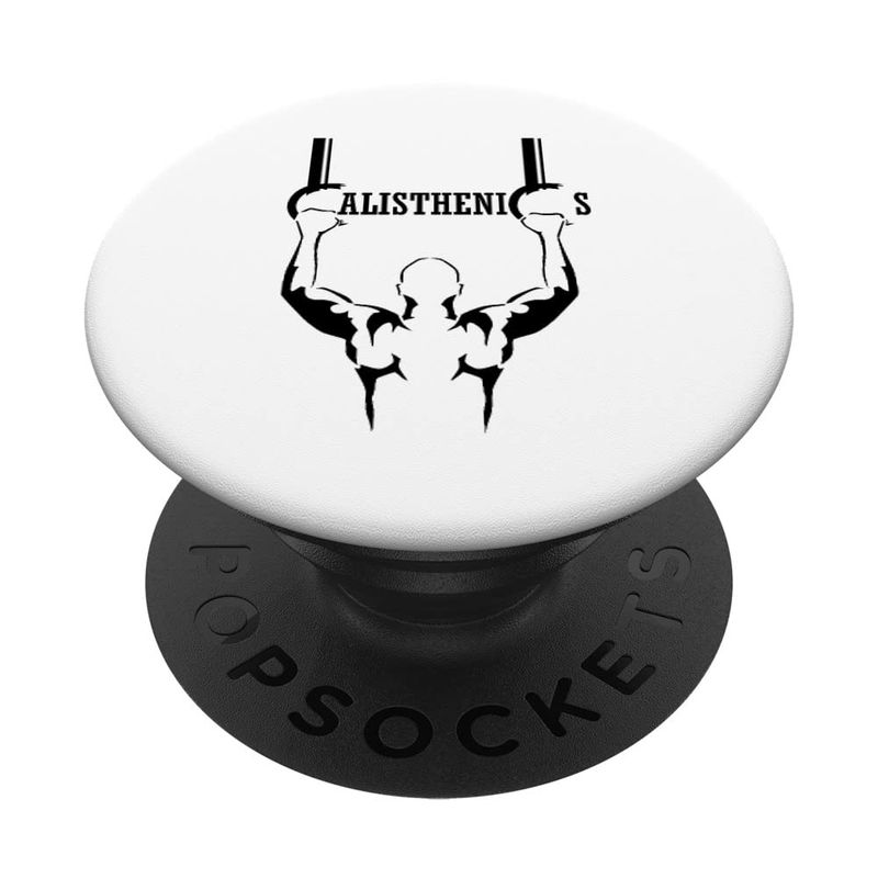 Calisthenics Rings Man Own Weight Muscles PopSockets Swappable PopGrip ...