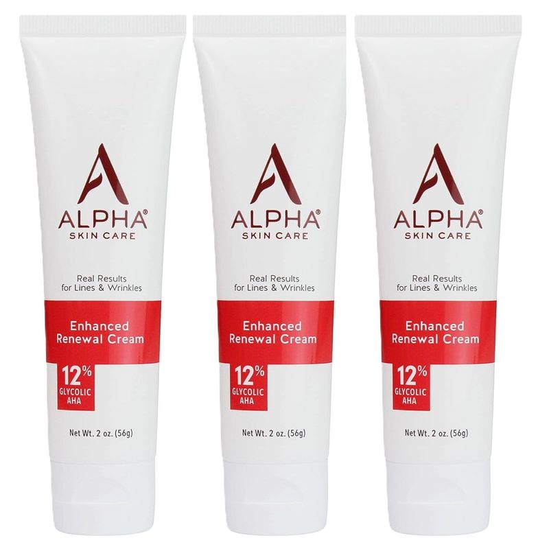 Alpha Skin Care Enhanced Renewal Cream | Anti-Aging Formula | 12% ...