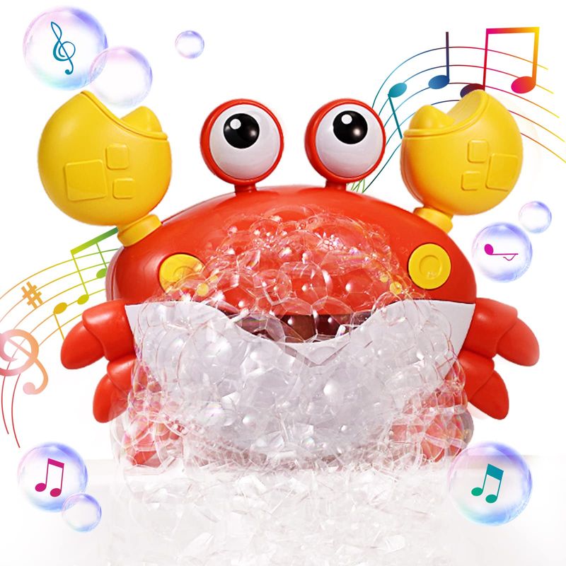 Deejoy Crab Bubble Bath Maker for The Bathtub,Blows Bubbles and Plays ...