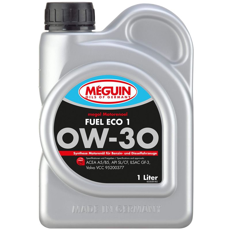 Meguin Megol Fuel Eco 1 SAE 0W-30 Engine Oil 1 Litre - Online ...