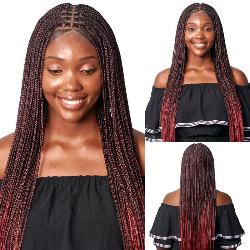 Wow Braids Box Braid Wig - Knotless Braided Wigs For Black Women With ...