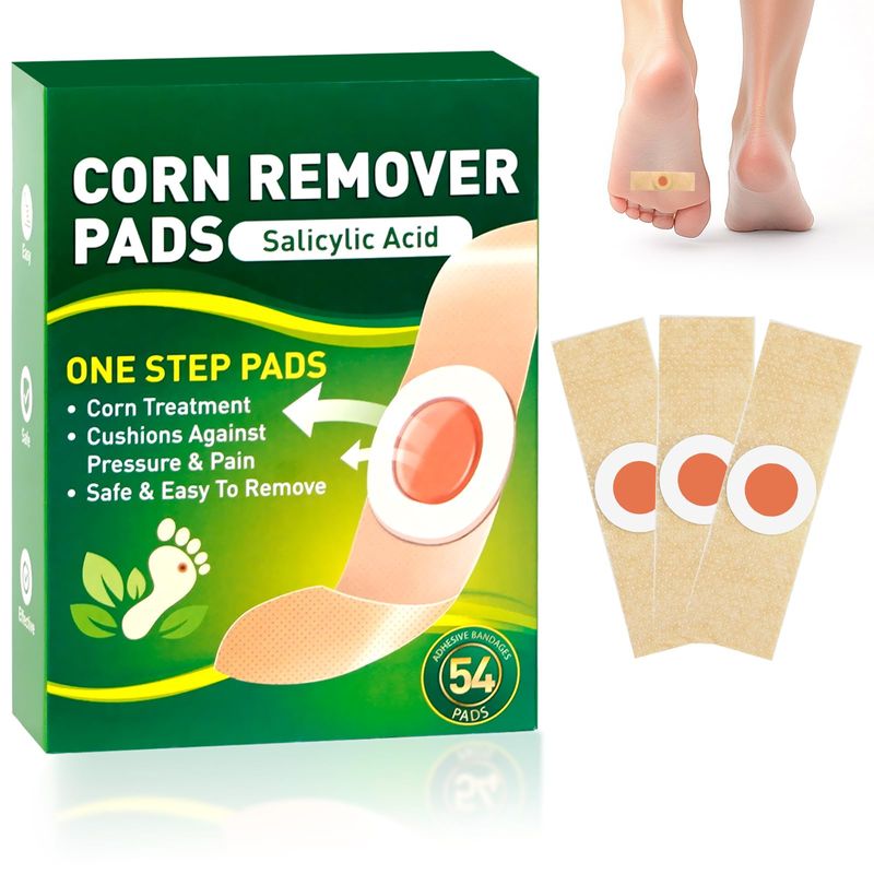 Corn Removal Pads, 54PCS Wart Remover Pads Corn Remover for Feet Corn ...